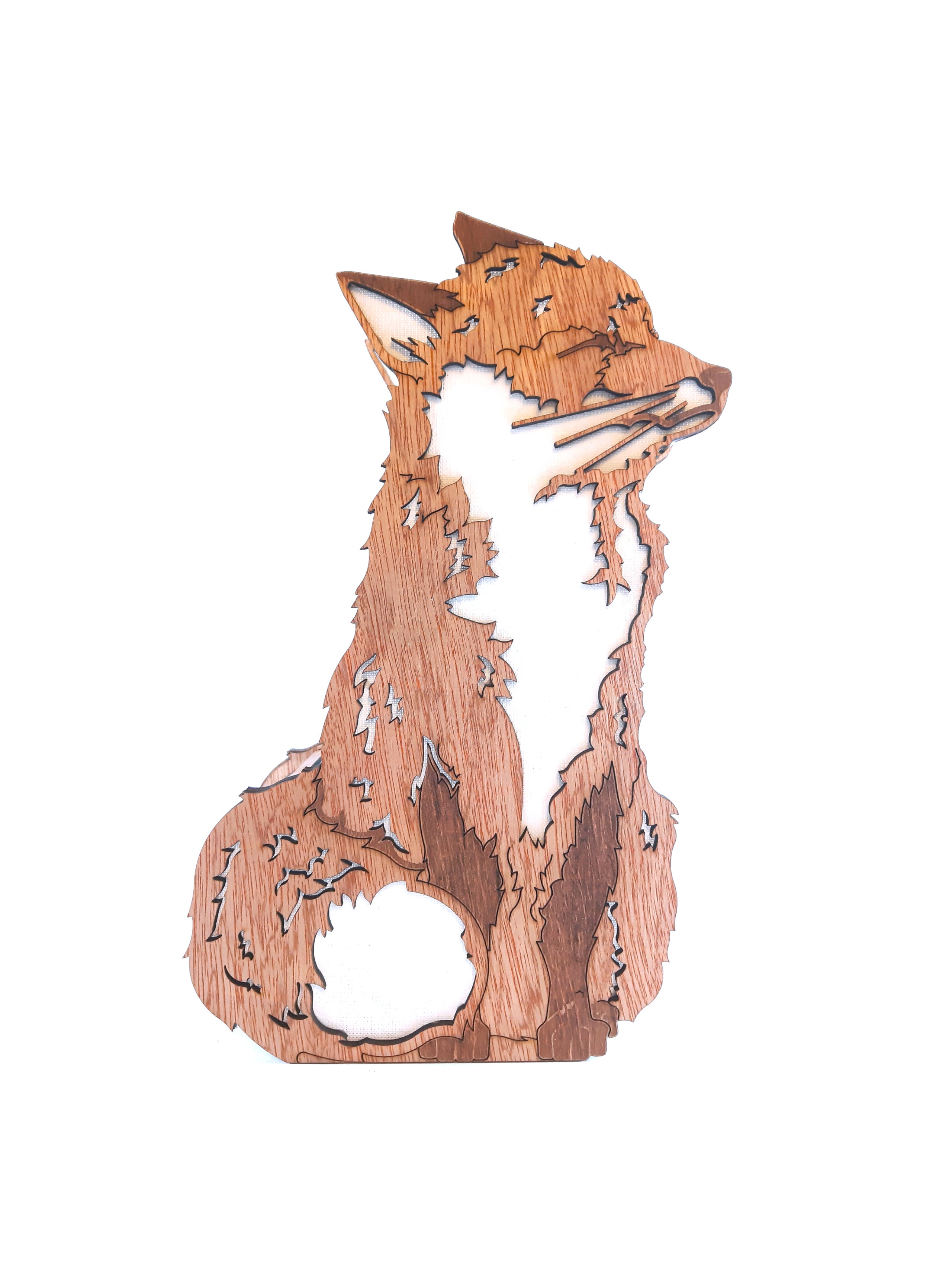 Happy Mr Fox, Lamp | Bluebell Peak Designs